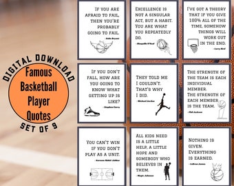 Inspirational Sports Quotes in Denim Blue for Teen Room Decor - Etsy