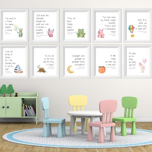 Classic Children's Book Quotes, Printable Nursery Art, Literary Kids ...