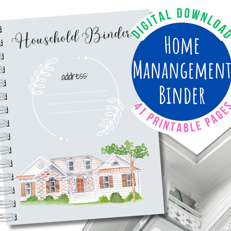 Home Management Binder - Etsy