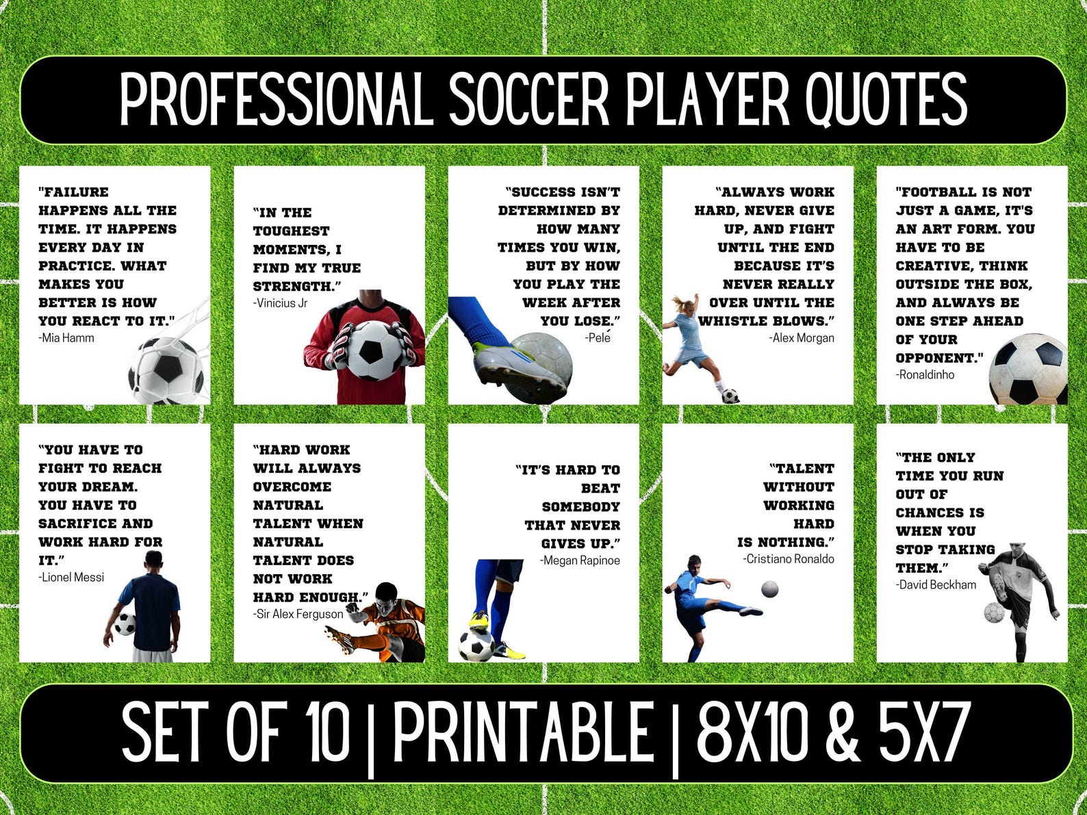 Famous Soccer Player Quotes | Motivational Sports Quotes | Soccer ...