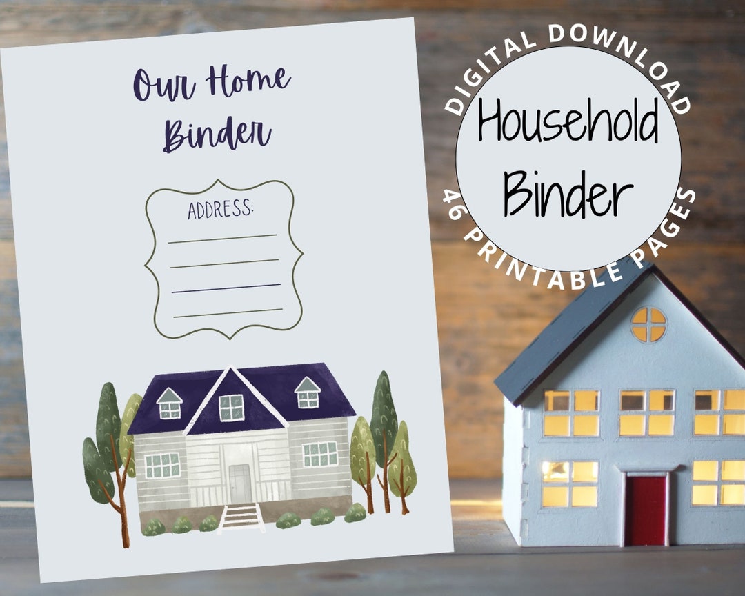 Household Maintenance Binder | Home Management | Home Resource Book ...