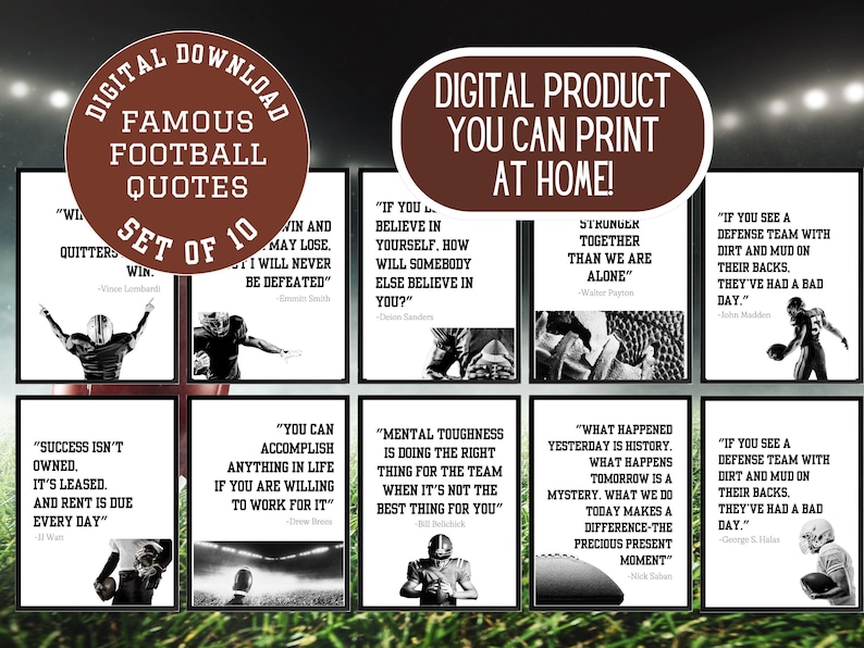 Famous Football Player Quotes | Professional Athlete Quotes ...