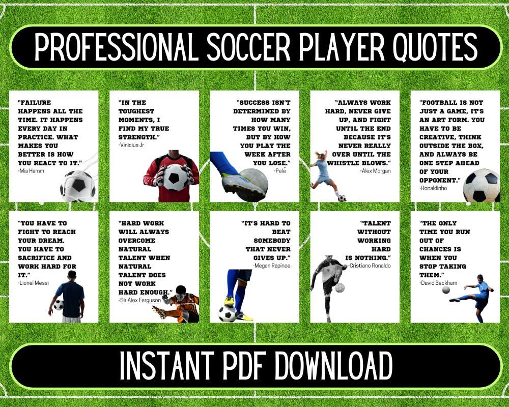 Famous Soccer Player Quotes Motivational Sports Quotes Soccer Players ...