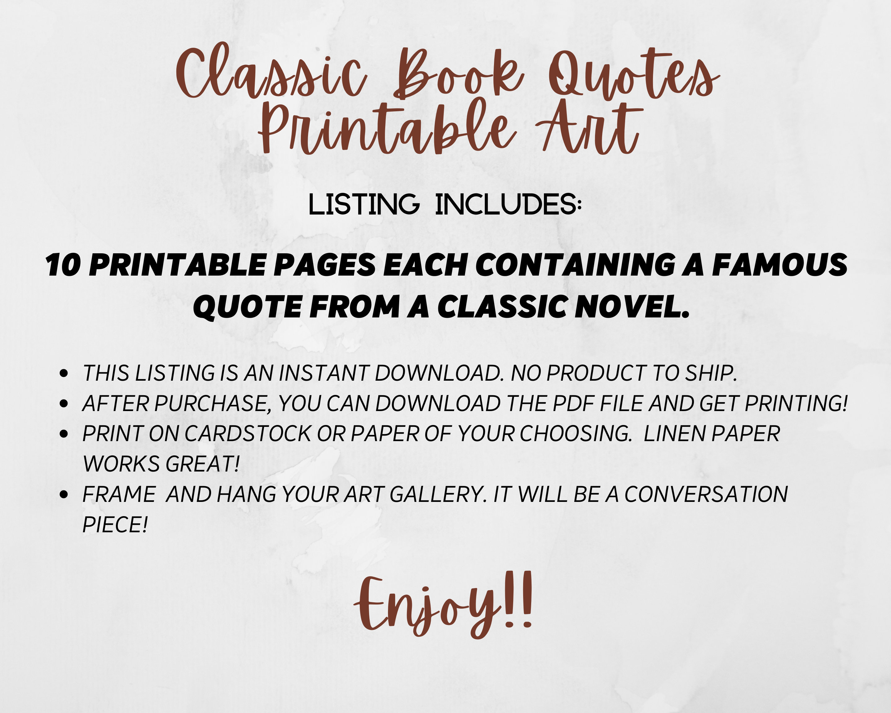 Quotes From Classic Books