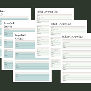 Home Maintenance Binder | Household Management Binder | Emergency ...