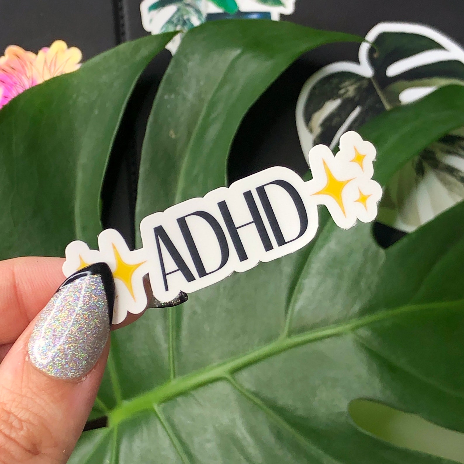 ADHD Sticker Vinyl Sticker Weather/ Scratch Resistant - Etsy
