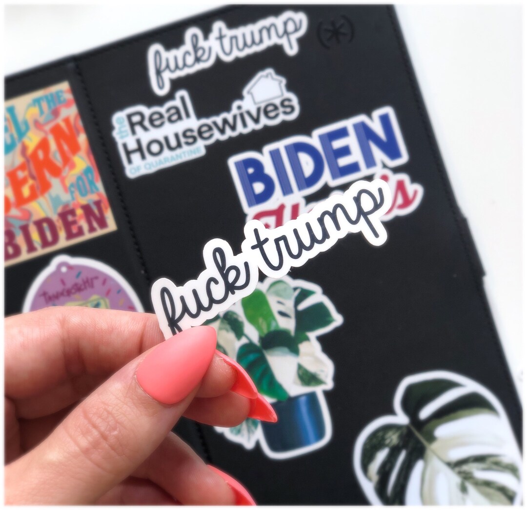 F*ck Trump Sticker Anti-trump Sticker 2022 Vinyl Sticker Weather ...