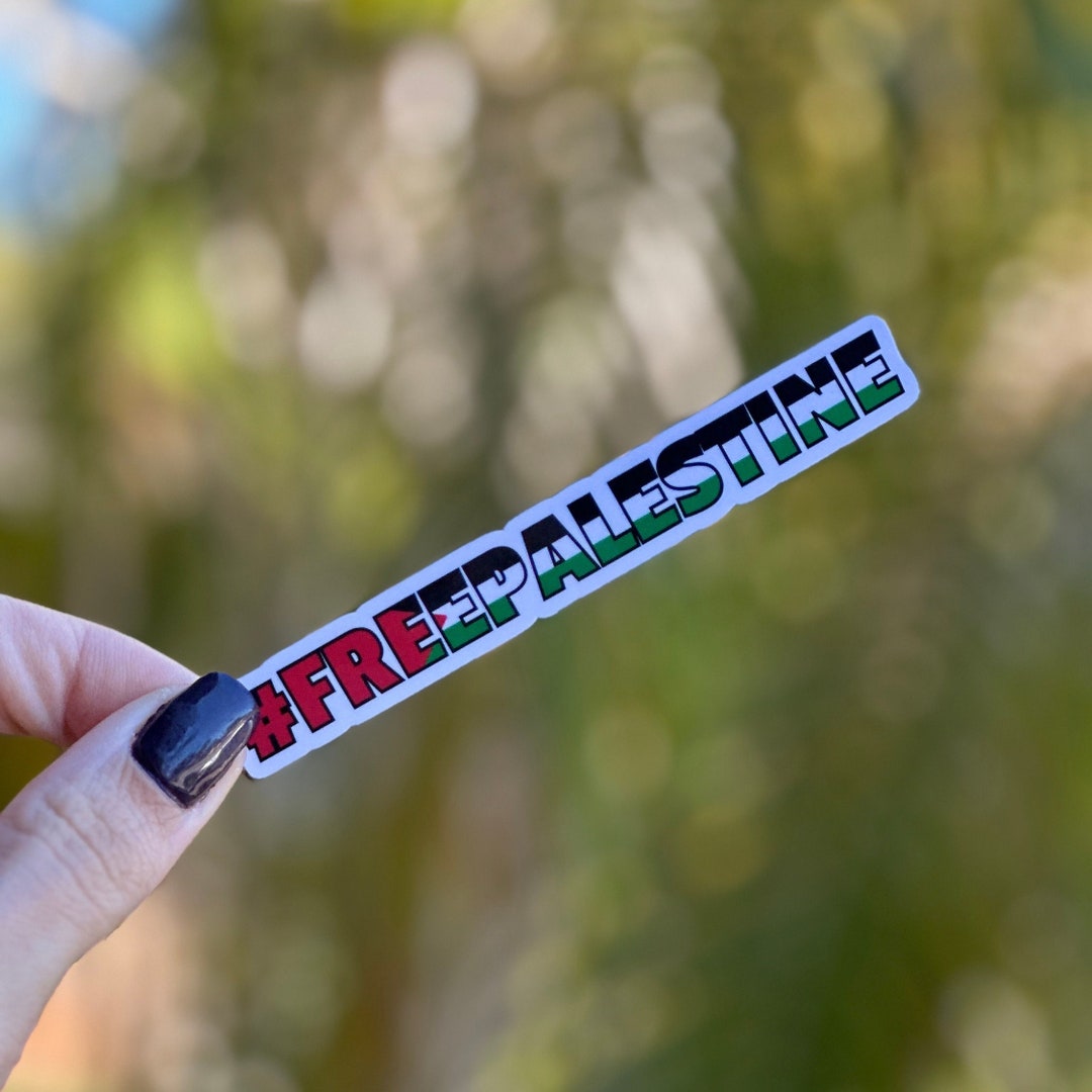 Free Palestine Sticker Palestinian Flag Sticker I Stand With Palestine ...