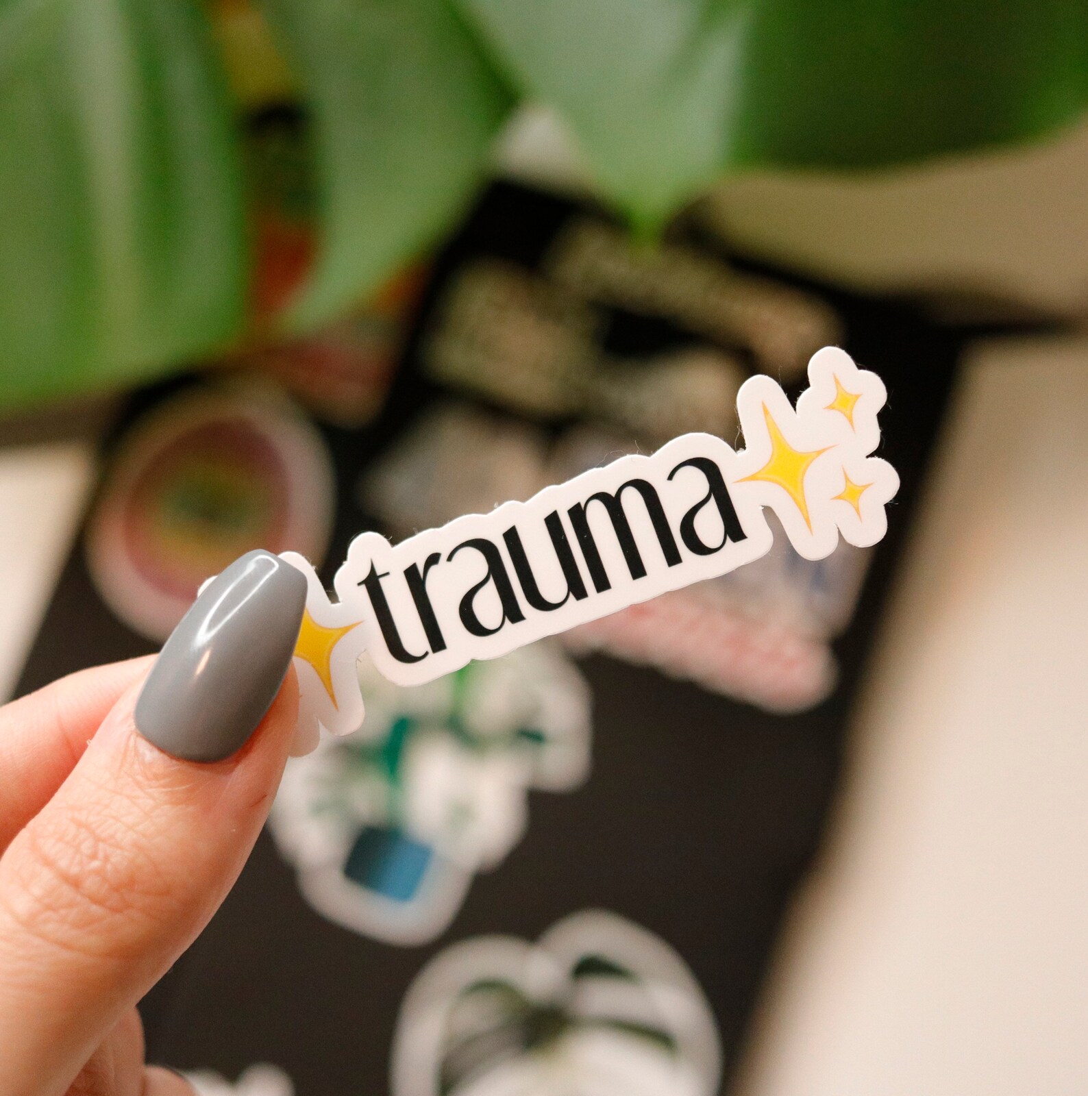 Trauma Sticker Ptsd Cptsd Mental Health Vinyl Sticker - Etsy