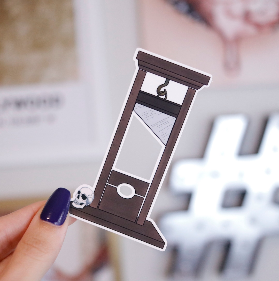 Eat the Rich Guillotine Sticker Anti-establishment Sticker Vinyl ...