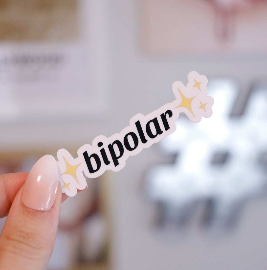 Bipolar Sticker Manic Depressive Mental Health Sticker Weather/scratch ...