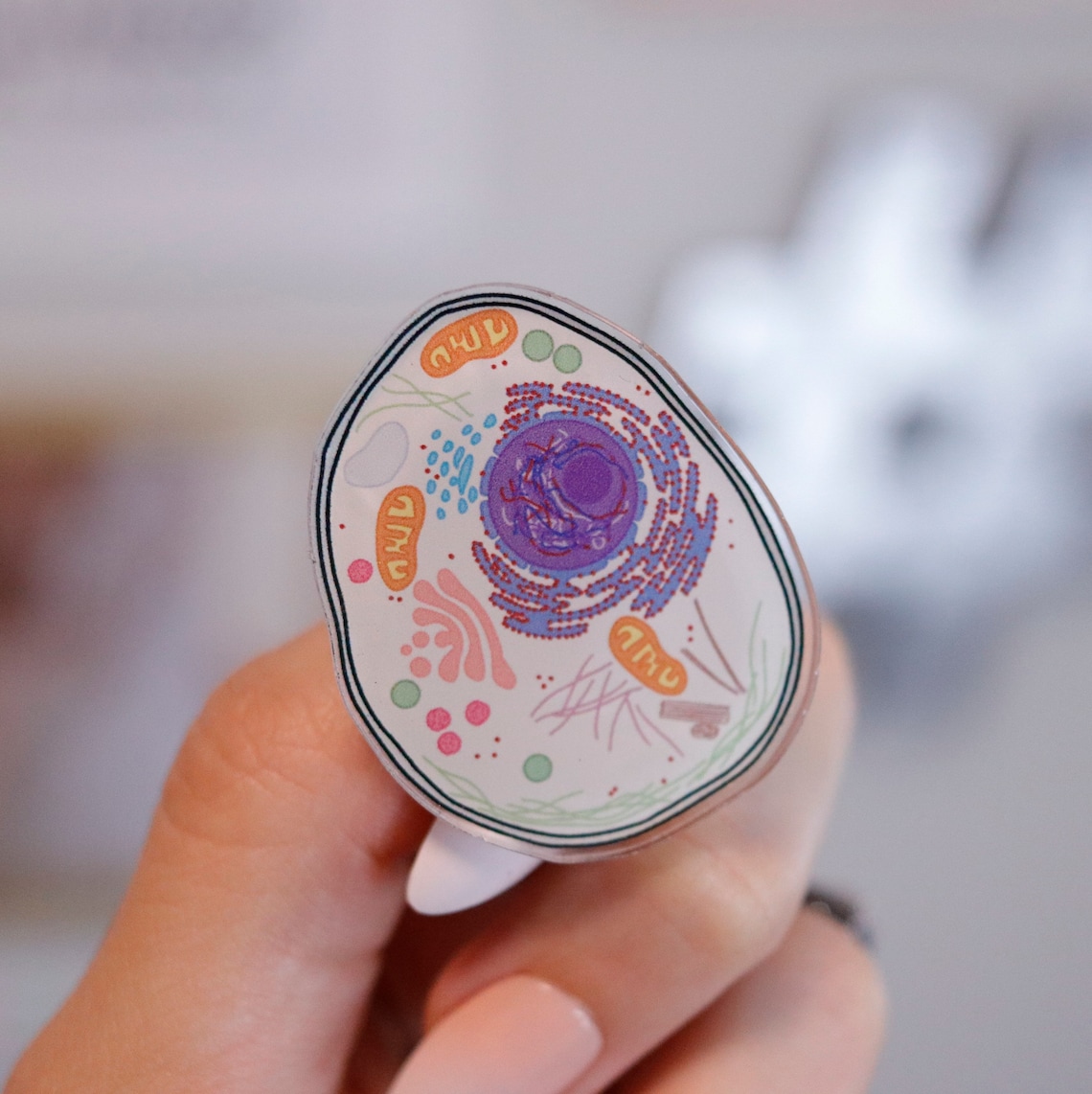 Eukaryotic Cell Acrylic Pin Cell Biology Science Nerd Acrylic - Etsy
