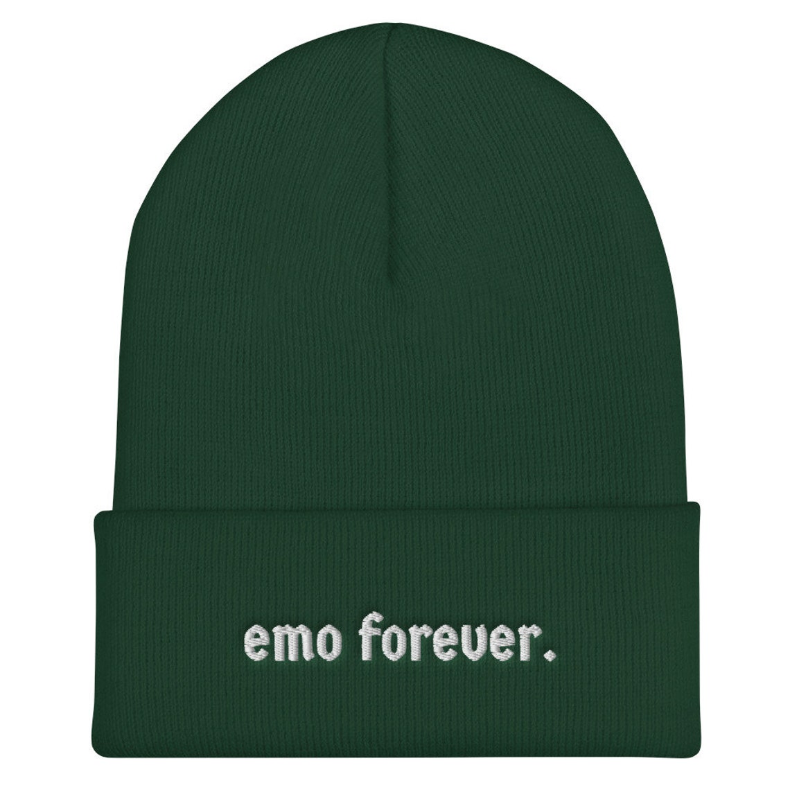 Emo Forever Beanie Emo Kid Elder Emo Beanie Hat It Was Never a Phase ...