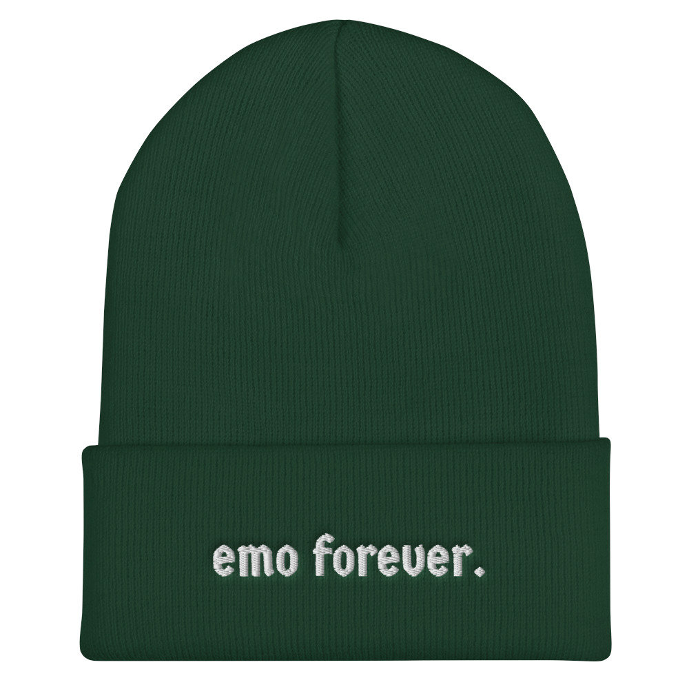 Emo Forever Beanie Emo Kid Elder Emo Beanie Hat It Was Never a - Etsy