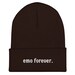 Emo Forever Beanie Emo Kid Elder Emo Beanie Hat It Was Never a - Etsy