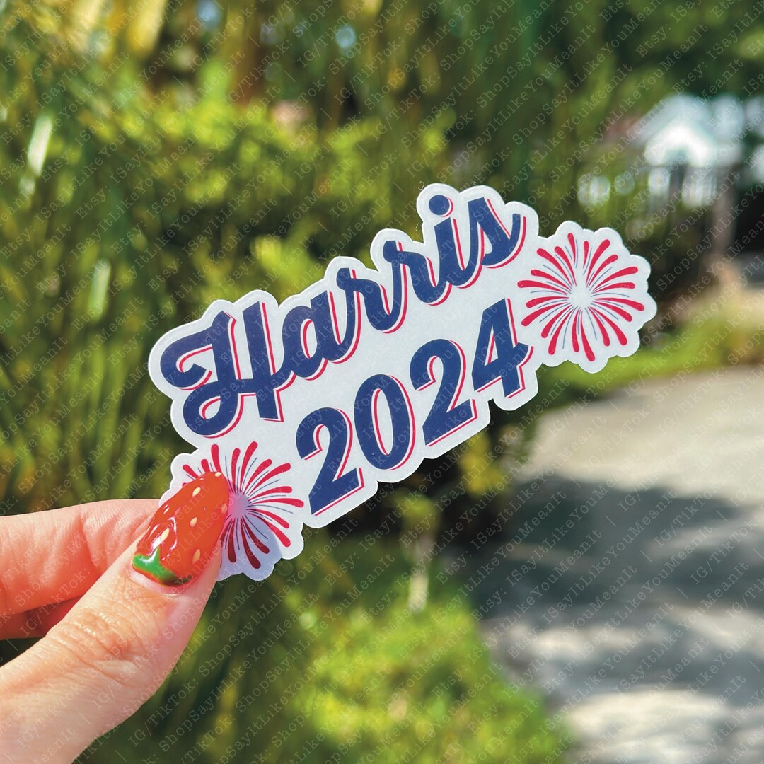 Kamala Harris 2024 Sticker Election Day 2024 Sticker President Harris ...