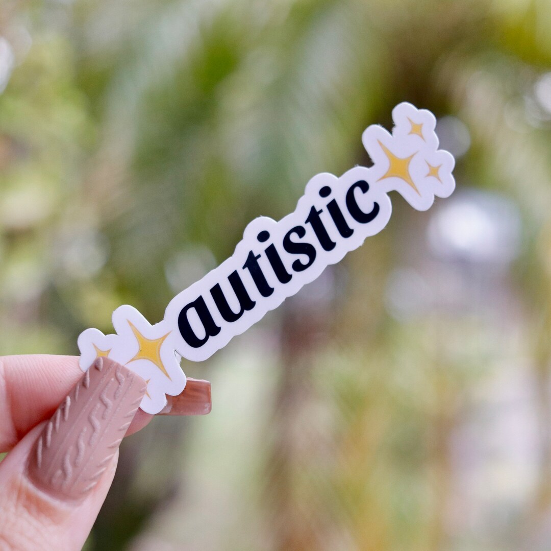 Autistic Sticker Neurodivergent on the Spectrum Sticker Autism Sticker ...