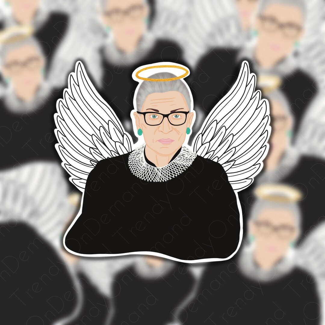 Justice Ruth Bader Ginsburg Sticker Memorial Rest in Peace 2020 Vinyl ...