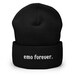 Emo Forever Beanie Emo Kid Elder Emo Beanie Hat It Was Never a - Etsy