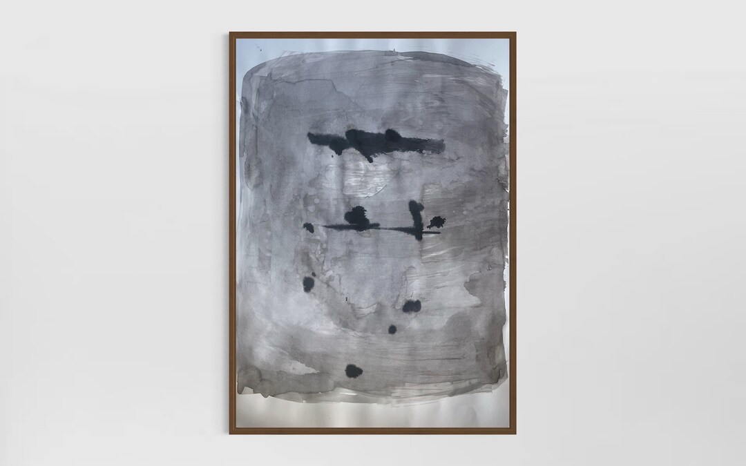Original Sumi Ink Painting: Modern Abstract Zen Calligraphy Art - Etsy