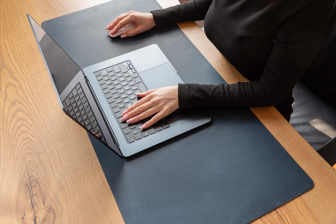 Leather Keyboard Desk Pad, Custom Gaming Mouse Pad, Leather Keyboard ...