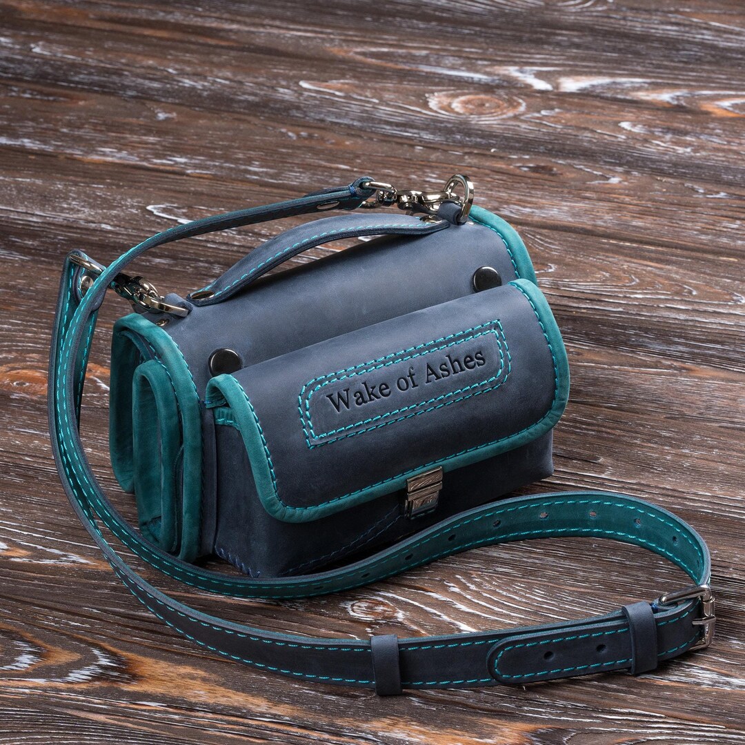 Leather Pipe Bag, Personalized Pipe Roll, Pipe Smoker Gift, Leather ...