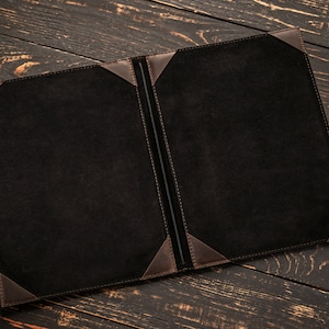 Leather Restaurant Menu Cover Leather Menu Folder for Restaurant ...