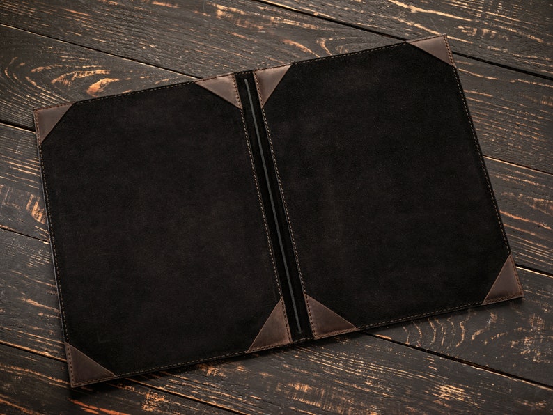 Leather Menu Cover Restaurant Menu Cover Menu Holder for - Etsy