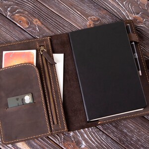 Leather Journal Cover,personalized Leather Journal Notebook Refillable ...