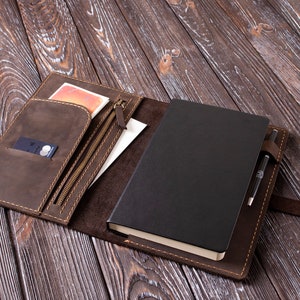 Leather Journal Cover,personalized Leather Journal Notebook Refillable ...