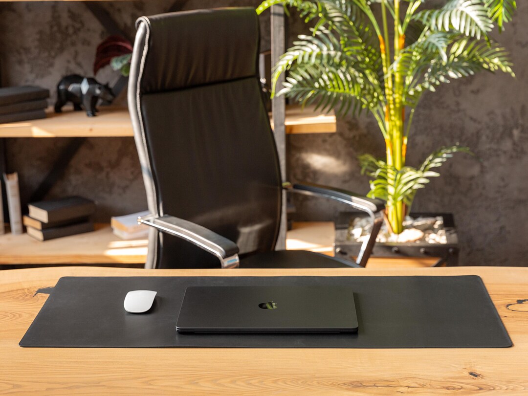 Leather Desk Mat, Custom Keyboard Desk Pad, Large Placemats, Home ...
