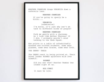 Heathers Movie Art - Etsy