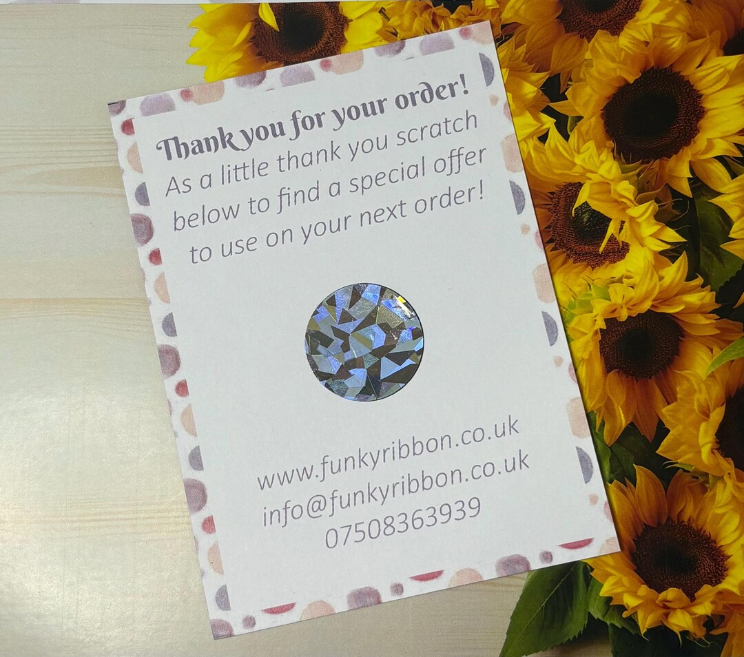 Business Scratch Cards, Offer Cards - Etsy