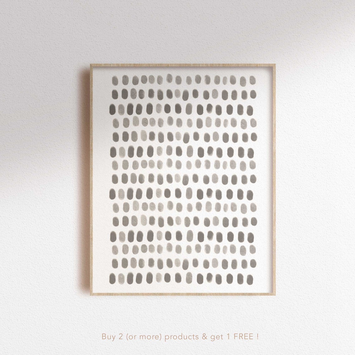 Grey Polka Dots Digital Print Simple Geometric Pattern - Etsy