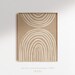 Mid Century Line Art Rainbows Print Neutral Beige Printable - Etsy