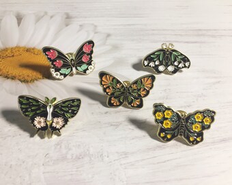 Butterfly Pin Enamel - Etsy
