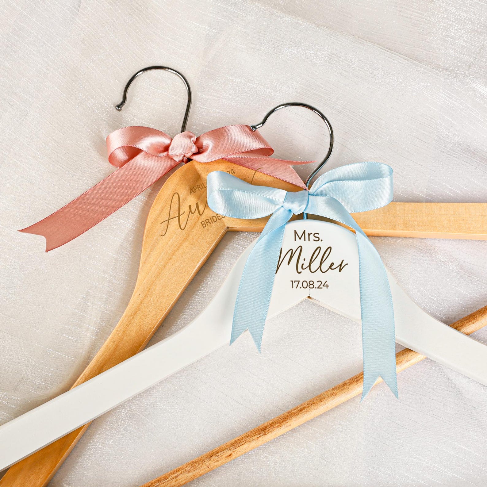 Personalized Bride Hanger With Name, Custom Wedding Dress Hanger ...