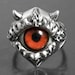 Eye Ring, Cute Colorful Iris, Devil Horns, Vicky, SFDR143 - Etsy
