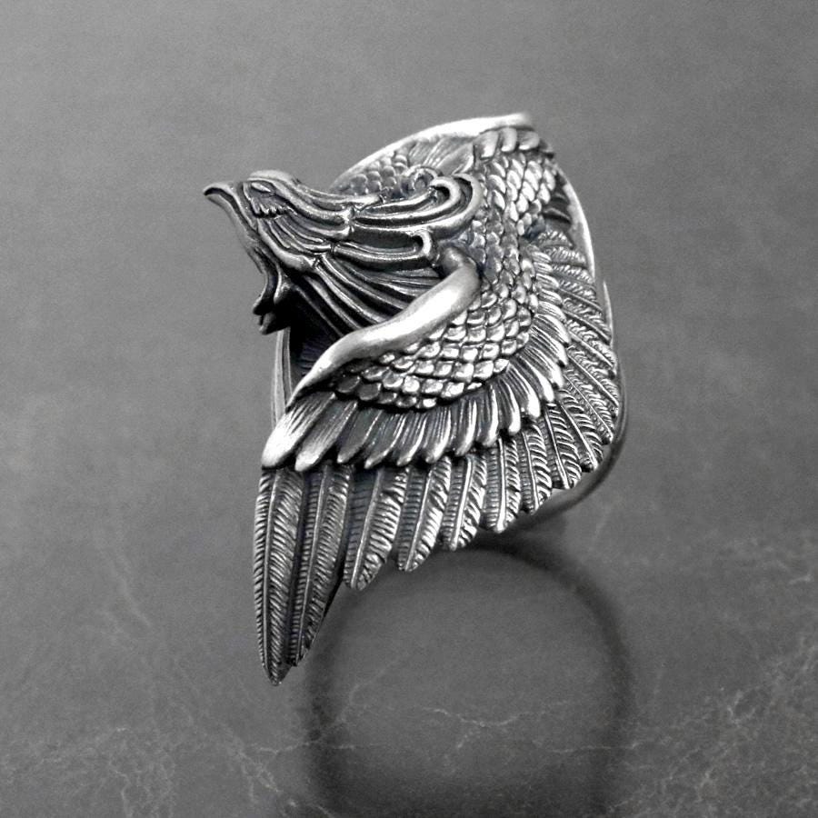 PHOENIX Ring - Etsy