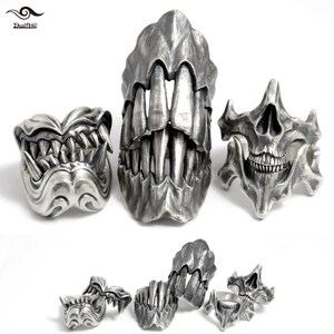 Monster Lower Teeth Ring - Etsy