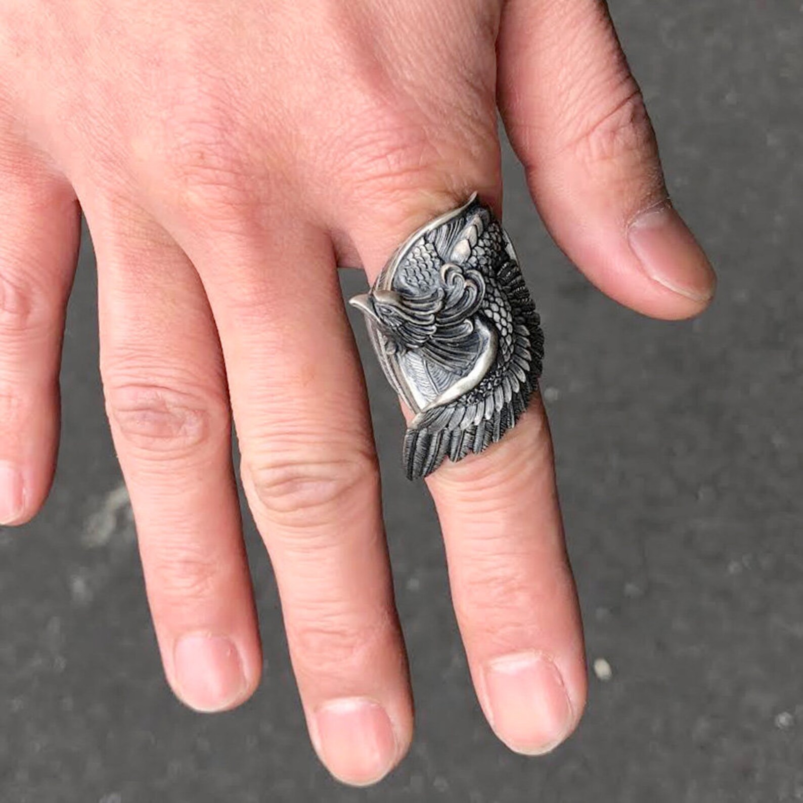 PHOENIX ring | Etsy