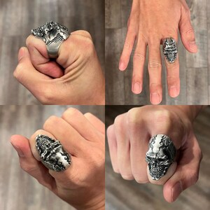 Dragon Skull Ring - Etsy
