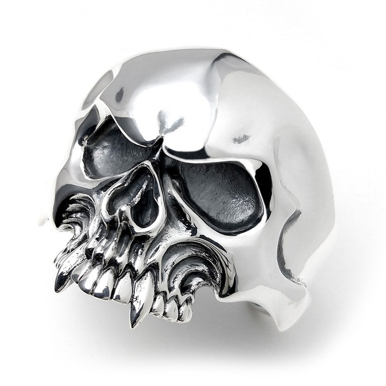 Ares Huge Skull Bangle - Etsy
