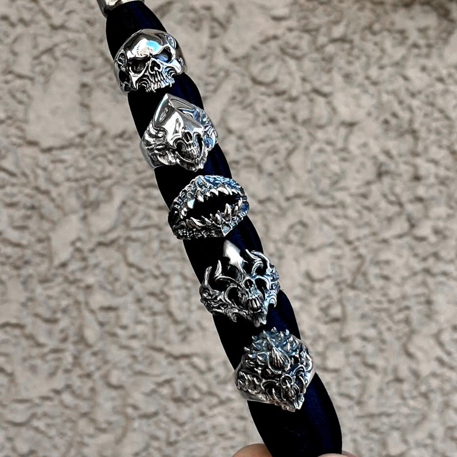 Ares II Skull Ring Mini / SFD-R-148 - Etsy