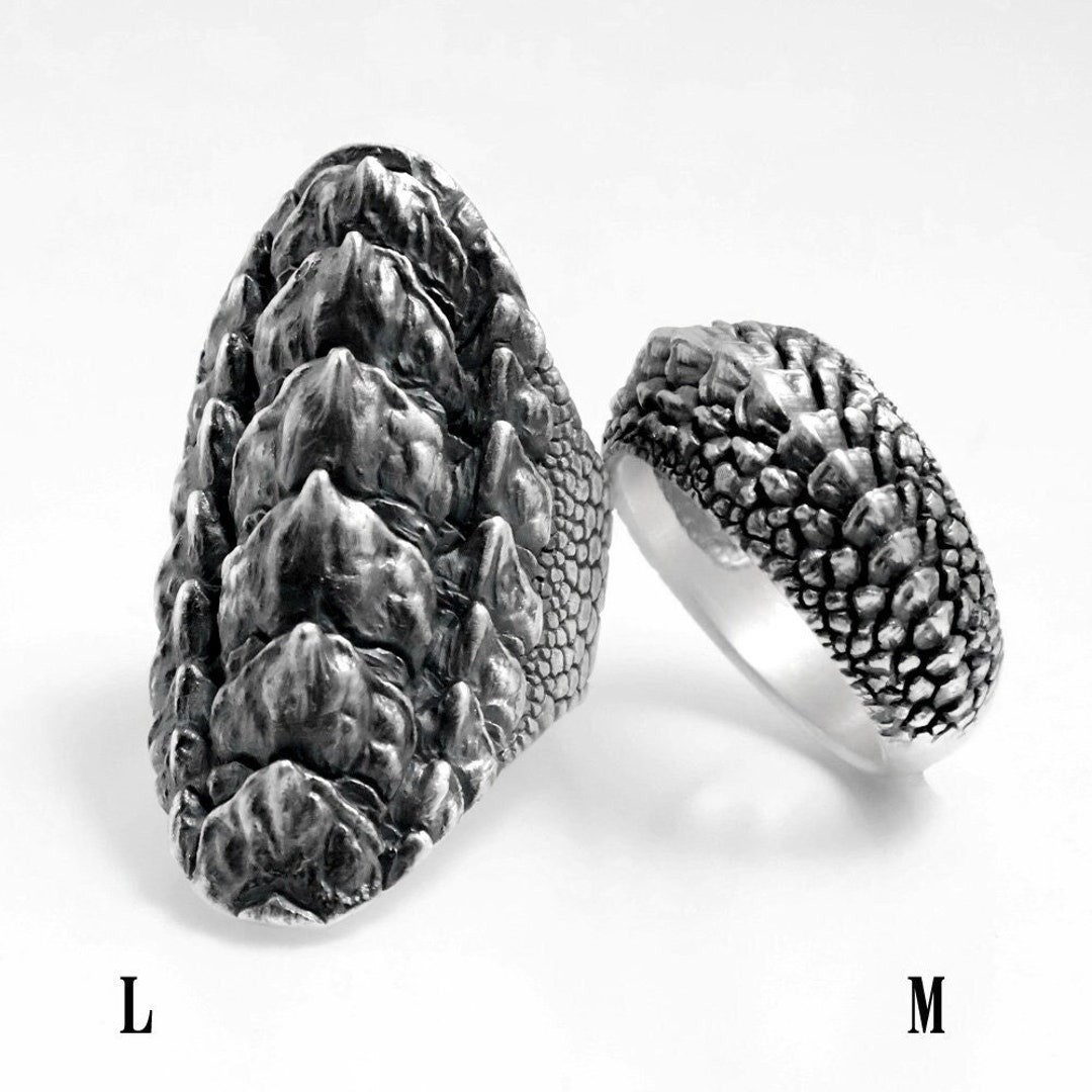 Monster Scale Ring M, L - Etsy
