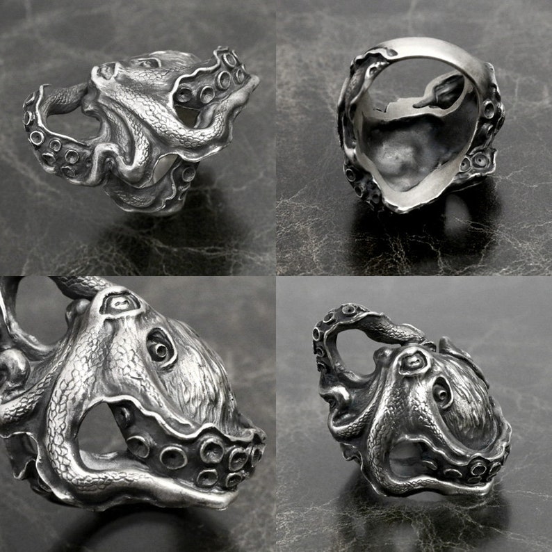 Octopus Ring - Etsy