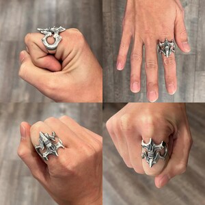 Vortex Skull Ring - Etsy