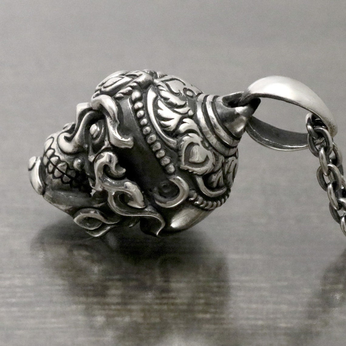 Tibetan Skull Pendant | Etsy