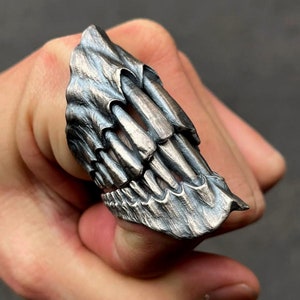 Monster Lower Teeth Ring - Etsy