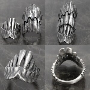 Monster Lower Teeth Ring - Etsy